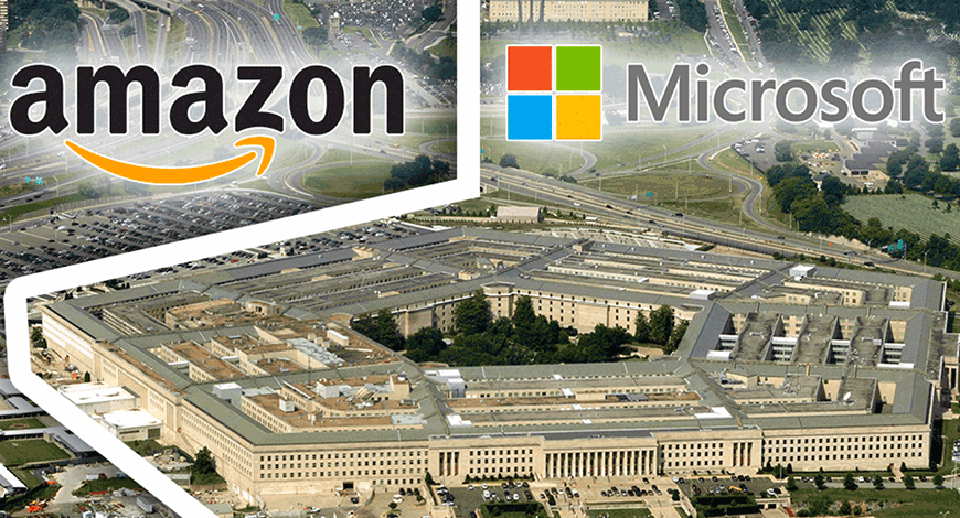 Microsoft, Amazon are feuding (again) over a govt cloud contract ...