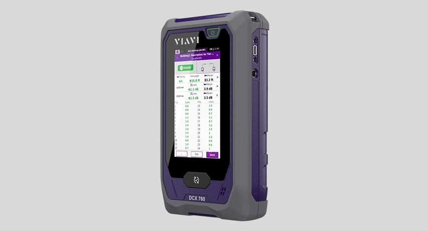 VIAVI announces DCX 700 tier 1 optical loss test set for testing up to ...